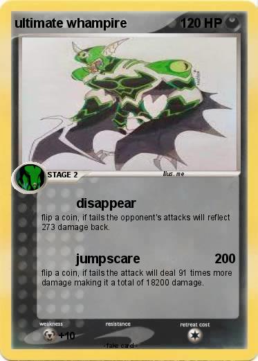 Pokémon ultimate whampire - disappear - My Pokemon Card