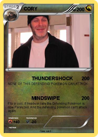 Pokémon CORY 72 72 - THUNDERSHOCK - My Pokemon Card