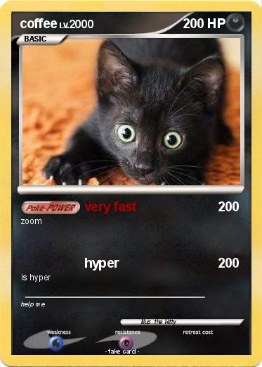 Pokémon coffee 84 84 - very fast - My Pokemon Card