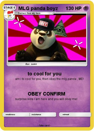Pokémon MLG panda boyz - to cool for you - My Pokemon Card