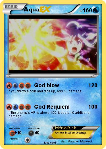 Pokémon Aqua 623 623 - God blow - My Pokemon Card