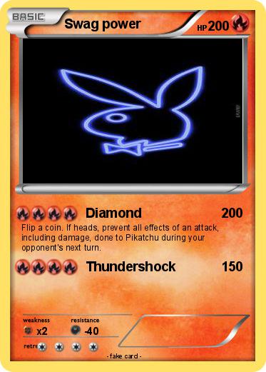Pokémon Swag power - Diamond - My Pokemon Card