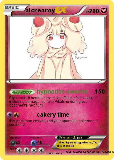 Pokémon alcreamy - hypnotise sweetie - My Pokemon Card