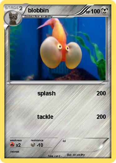 Pokémon blobbin - splash - My Pokemon Card