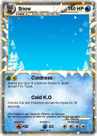 Pokémon Snow 615 615 - Coldness - My Pokemon Card