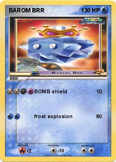 Pokémon BAROM BRR - BOMB shield - My Pokemon Card