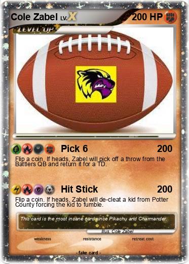 Pokémon Cole Zabel - Pick 6 - My Pokemon Card