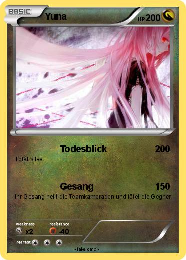 Pokémon Yuna 71 71 - Todesblick - My Pokemon Card