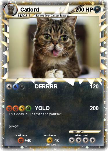 Pokémon Catlord - DERRRR - My Pokemon Card