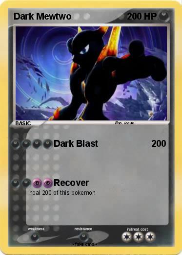 Pokémon Dark Mewtwo 415 415 - Dark Blast - My Pokemon Card