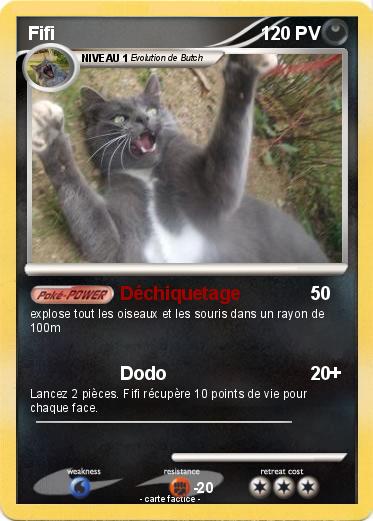 Pokémon Fifi 38 38 - Déchiquetage - Ma carte Pokémon