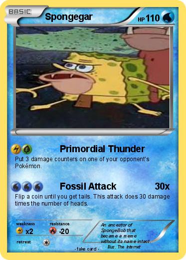 Pokémon Spongegar 36 36 - Primordial Thunder - My Pokemon Card