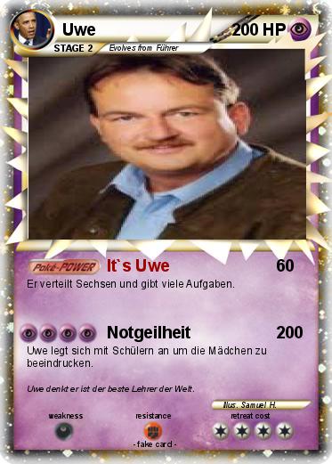 Pokémon Uwe 8 8 - It`s Uwe - My Pokemon Card