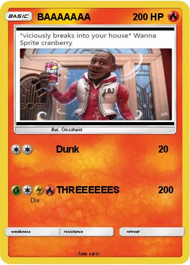 Pokémon BAAAAAAA 3 3 - Dunk - My Pokemon Card
