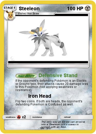 Pokémon Steeleon 109 109 - Defensive Stand - My Pokemon Card