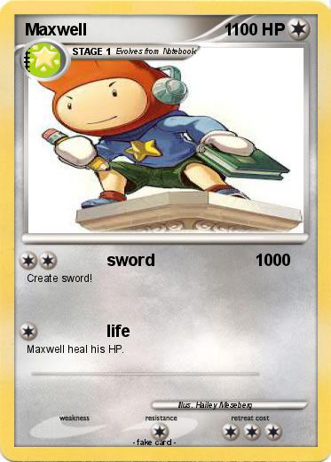 Pokémon Maxwell 1 1 1 - sword 1000 - My Pokemon Card