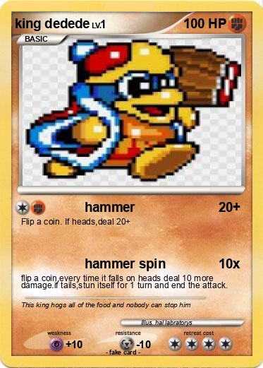 Pokémon king dedede 322 322 - hammer - My Pokemon Card