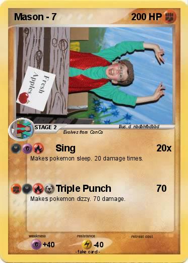 Pokémon Mason 7 2 2 - Sing - My Pokemon Card