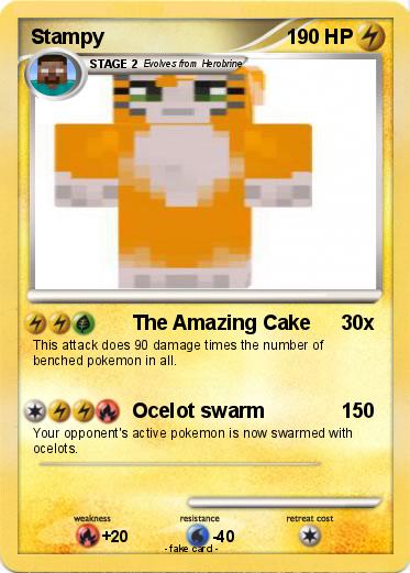 Pokémon Stampy 575 575 - The Amazing Cake - My Pokemon Card
