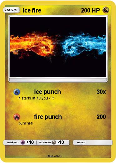 Pokémon ice fire 18 18 - ice punch - My Pokemon Card