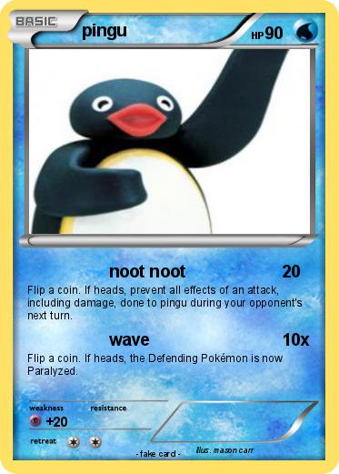 Pokémon pingu 234 234 - noot noot - My Pokemon Card
