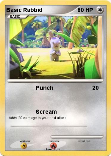 Pokémon Basic Rabbid - Punch - My Pokemon Card