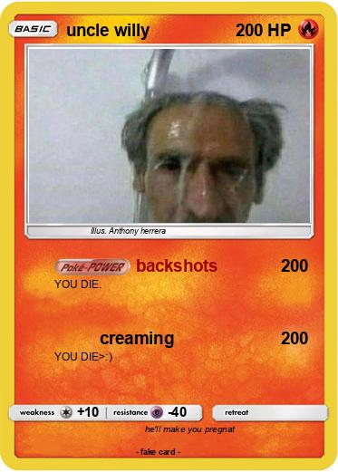 Pokémon uncle willy - backshots - My Pokemon Card