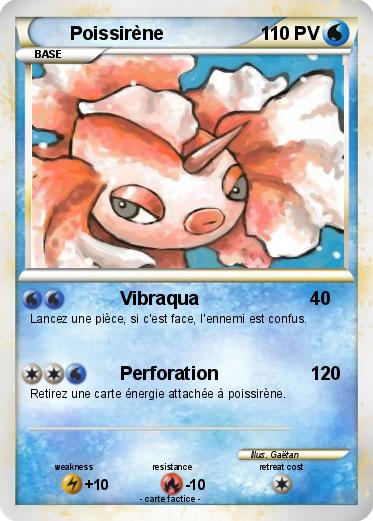 Pokémon Poissirene 9 9 - Vibraqua - Ma carte Pokémon