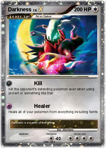 Pokémon Darkness 994 994 - Kill - My Pokemon Card