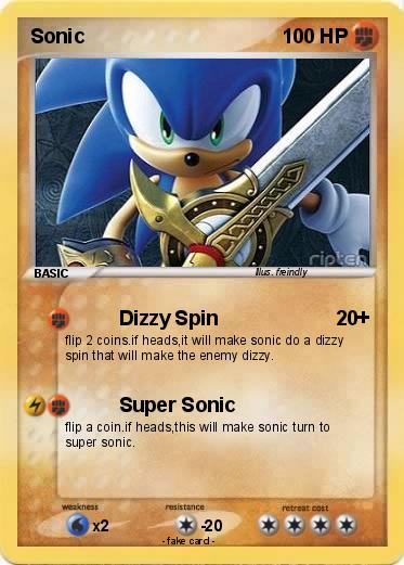 Pokémon Sonic 2130 2130 - Dizzy Spin - My Pokemon Card
