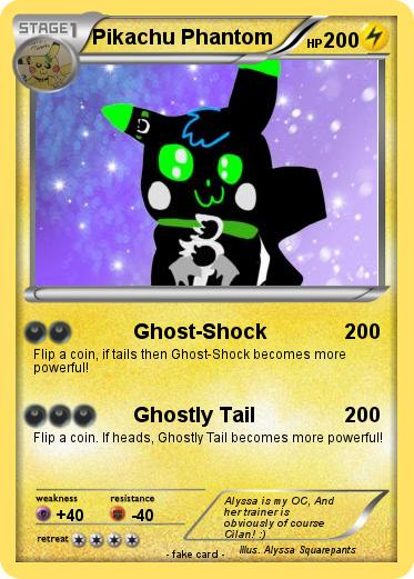 Pokémon Pikachu Phantom - Ghost-Shock - My Pokemon Card