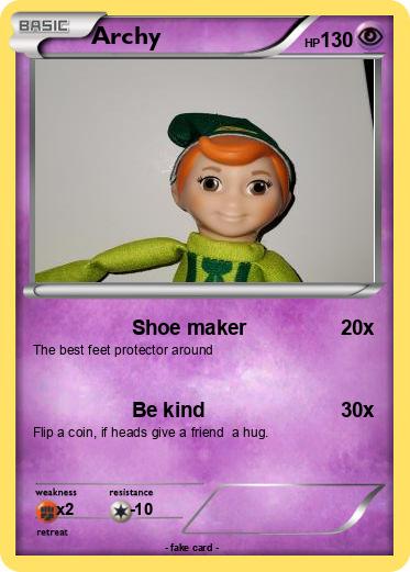 Pokémon Archy 3 3 - Shoe maker - My Pokemon Card
