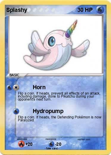 Pokémon Splashy 45 45 - Horn - My Pokemon Card