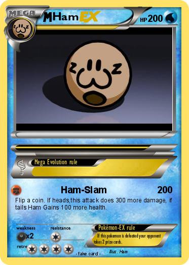 Pokémon Ham 112 112 - Ham-Slam - My Pokemon Card