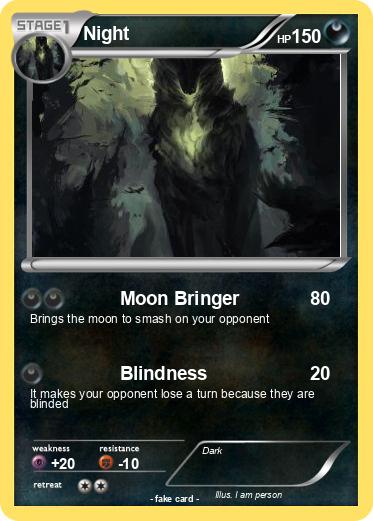 Pokémon Night 1110 1110 - Moon Bringer - My Pokemon Card