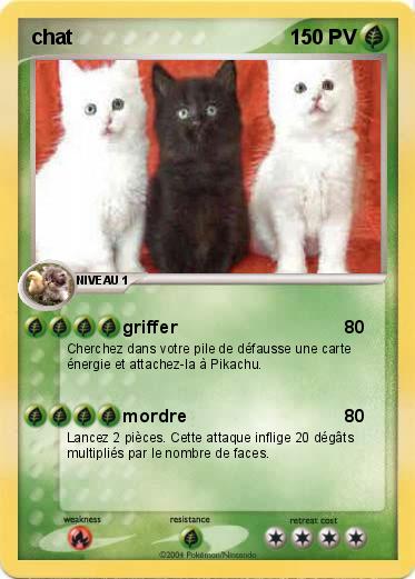 Pokémon chat 177 177 - griffer - Ma carte Pokémon
