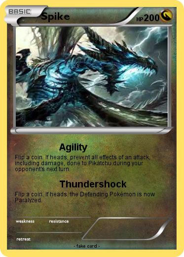Pokémon Spike 632 632 - Agility - My Pokemon Card