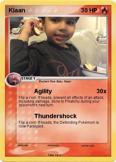 Pokémon Kiaan - Agility - My Pokemon Card