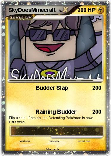 Pokémon SkyDoesMinecraft 361 361 - Budder Slap - My Pokemon Card