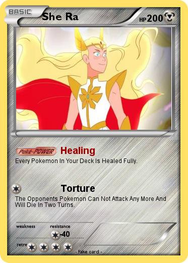 Pokémon She Ra 6 6 - Healing - My Pokemon Card