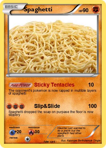 Pokémon Spaghetti 102 102 - Sticky Tentacles - My Pokemon Card