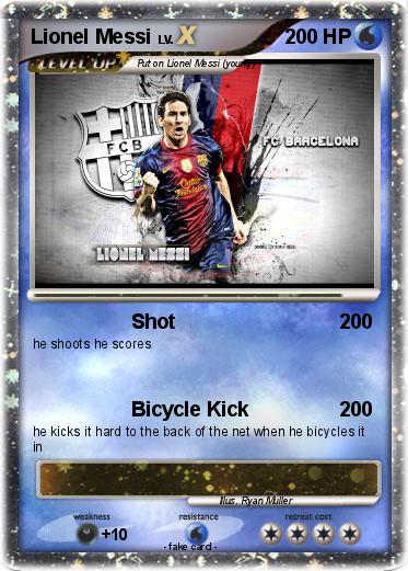 Pokémon Lionel Messi 392 392 - Shot - My Pokemon Card