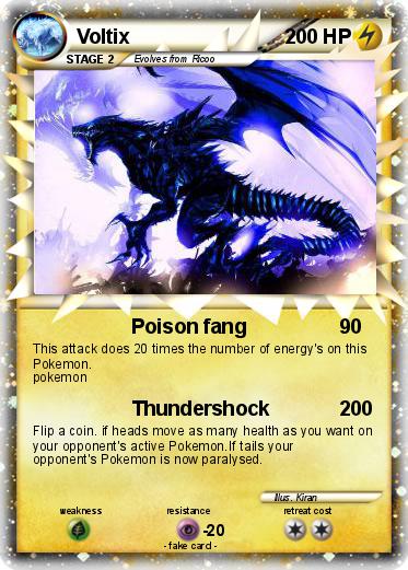 Pokémon Voltix 10 10 - Poison fang - My Pokemon Card