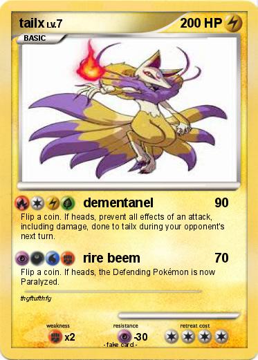 Pokémon tailx - dementanel - My Pokemon Card