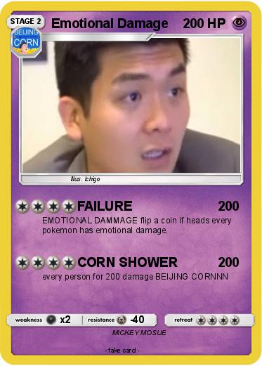 Pokémon Emotional Damage 10 10 - FAILURE - My Pokemon Card