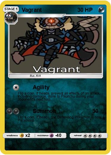 Pokémon Vagrant - Agility - My Pokemon Card