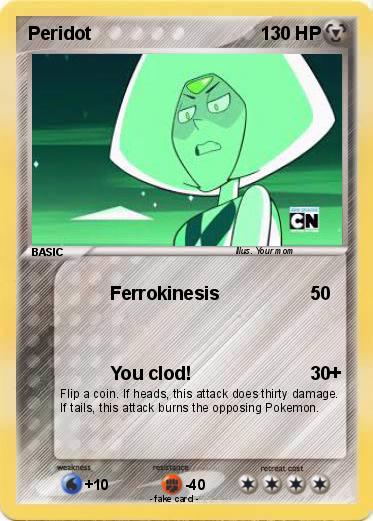 Pokémon Peridot 79 79 - Ferrokinesis - My Pokemon Card