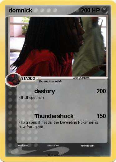 Pokémon domnick - destory - My Pokemon Card