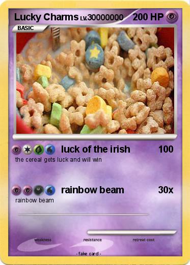 Pokémon Lucky Charms 7 7 - luck of the irish - My Pokemon Card