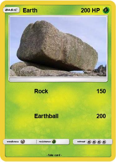 Pokémon Earth 826 826 - Rock - My Pokemon Card